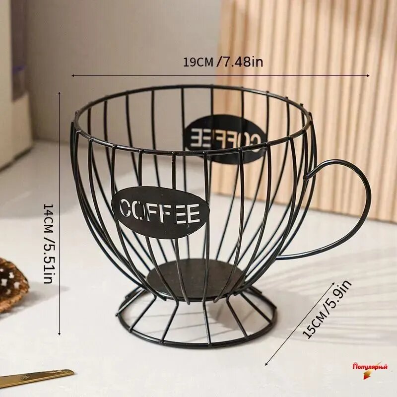 Конфетница металлическая, черная, диаметр 16 см, 1 шт, размеры 19x14x15 см