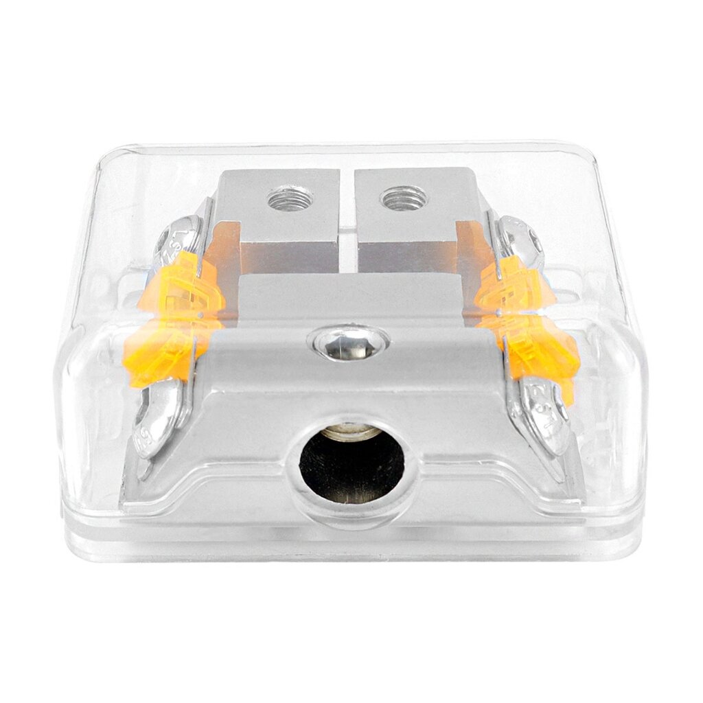 Блок-Разветвитель Автомобильных предохранителей с Двойным Выходом на 40 А Для Улучшения Электрических Характеристик При Установке Аудиосистем на Заказ.