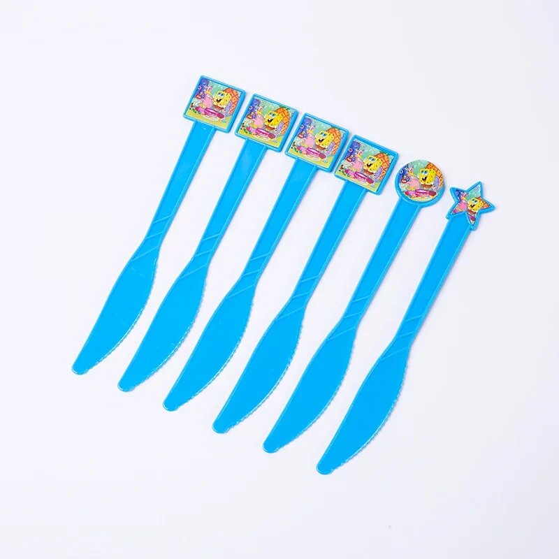 Набор ножей детских "Губка Боб", 6 шт, цвет 6pcs2