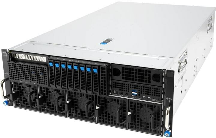 (Z1004191) (ТХП) aS9900a/pro4U: EPYC 9554/ 4x64 Гб/ 2x3.84 Тб NVMe SSD/ RAID/ 2x141 Гб H200 NVL/ 4 x SFP28/