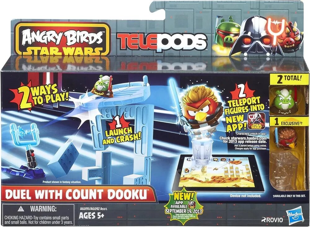 Angry Birds Star Wars Telepods Duel with Count Dooku Playset