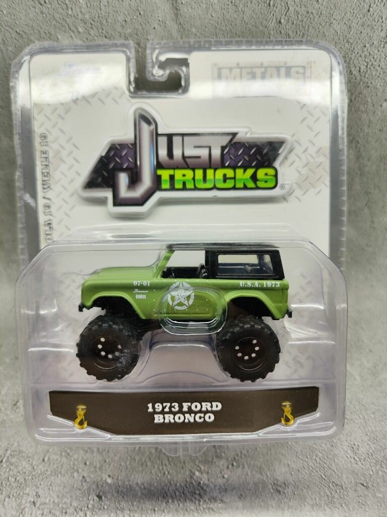 Jada Toys 1:64 Big Foot, литой автомобиль-монстр(1973 FORD BRONCO)