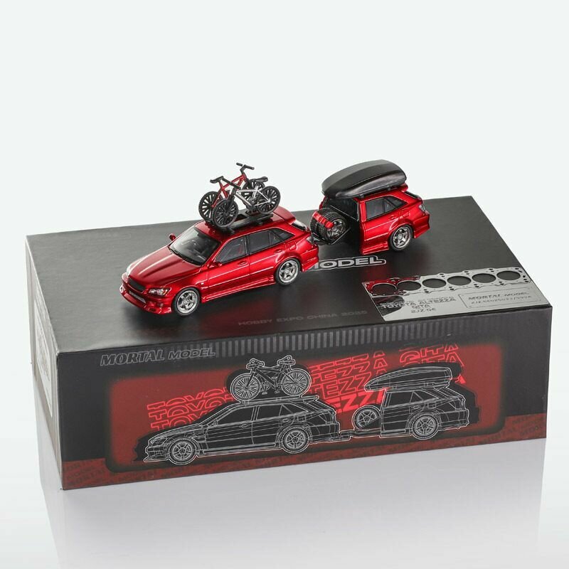 Mortal 1:64 Toyota Altezza Gita Elixir IS200 Shark Bite Модель автомобиля из сплава