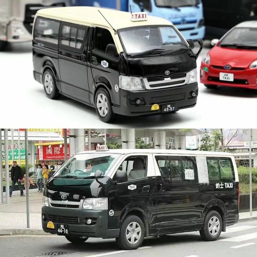J-Collection Kyosho Toyota Hiace Macau Taxi Модель автомобиля в масштабе 1:43