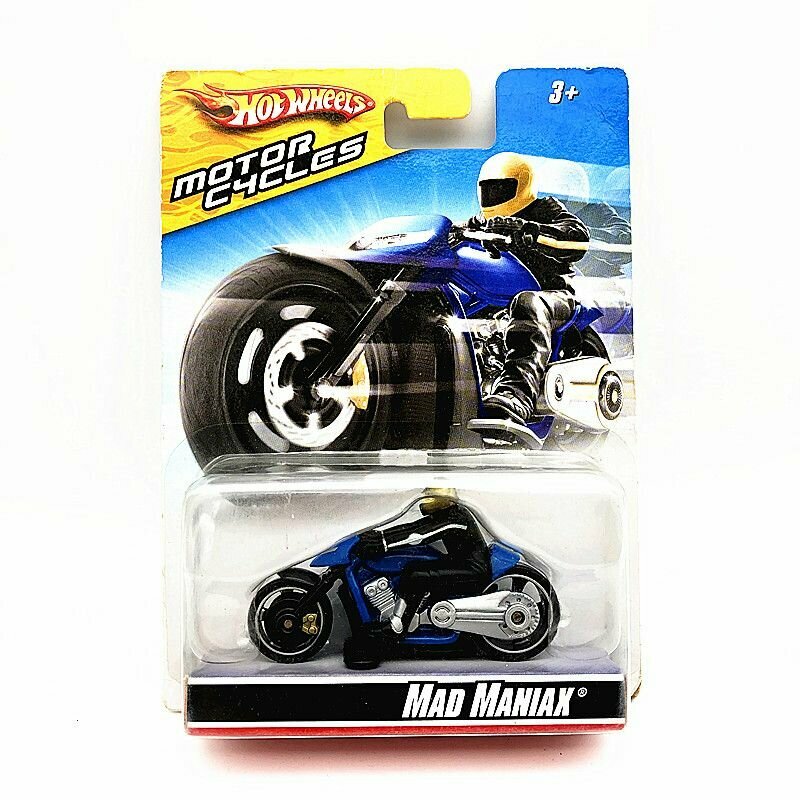 Hot Wheels Литая модель мотоцикла, игрушка, Масштаб 1:64, Серия мотоциклов