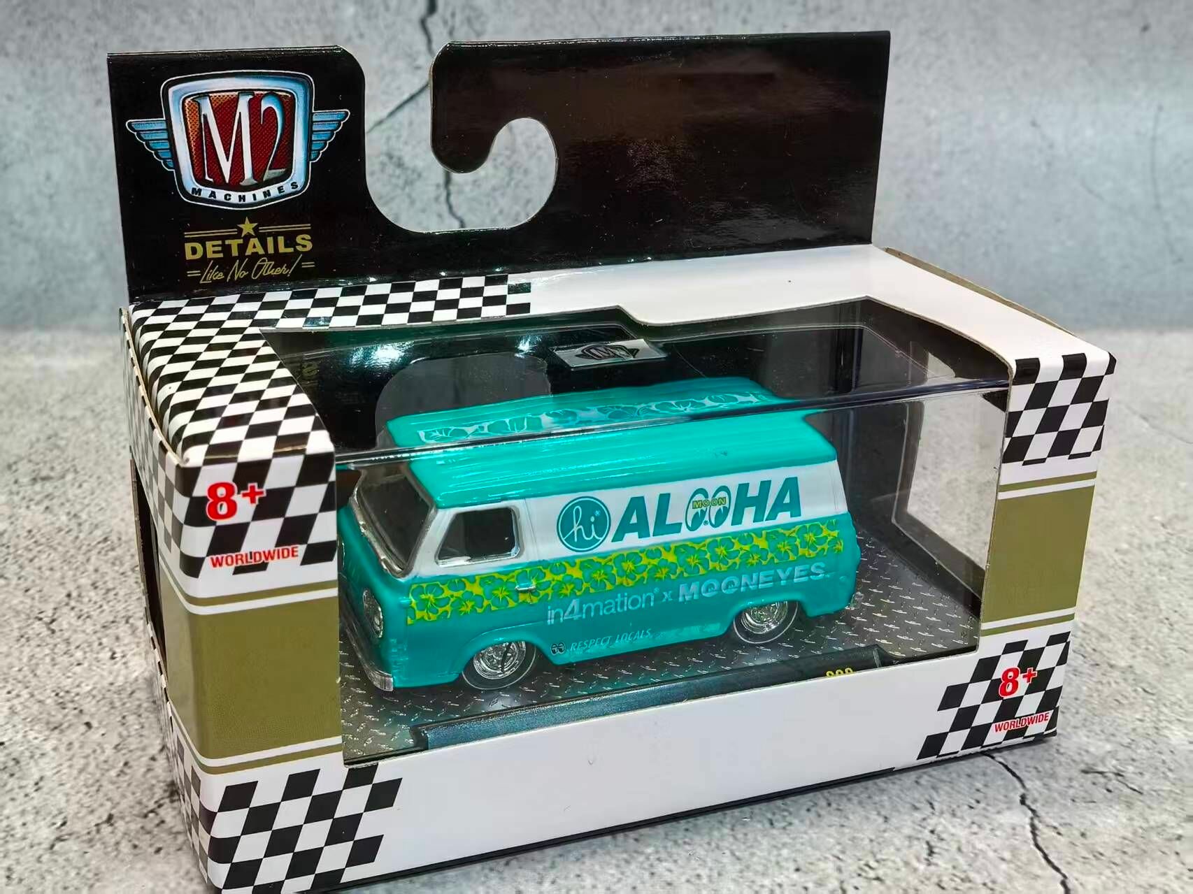 Коллекционная модель автомобиля из сплава в масштабе 1:64 M2 Machine Volkswagen Chevrolet Ford Van, специальное издание
