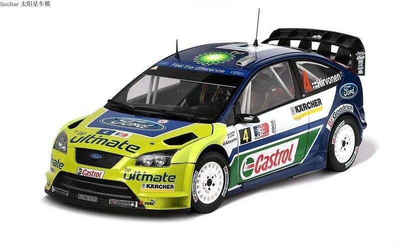 Модель автомобиля SunStar в масштабе 1:18: Ford Focus RS WRC