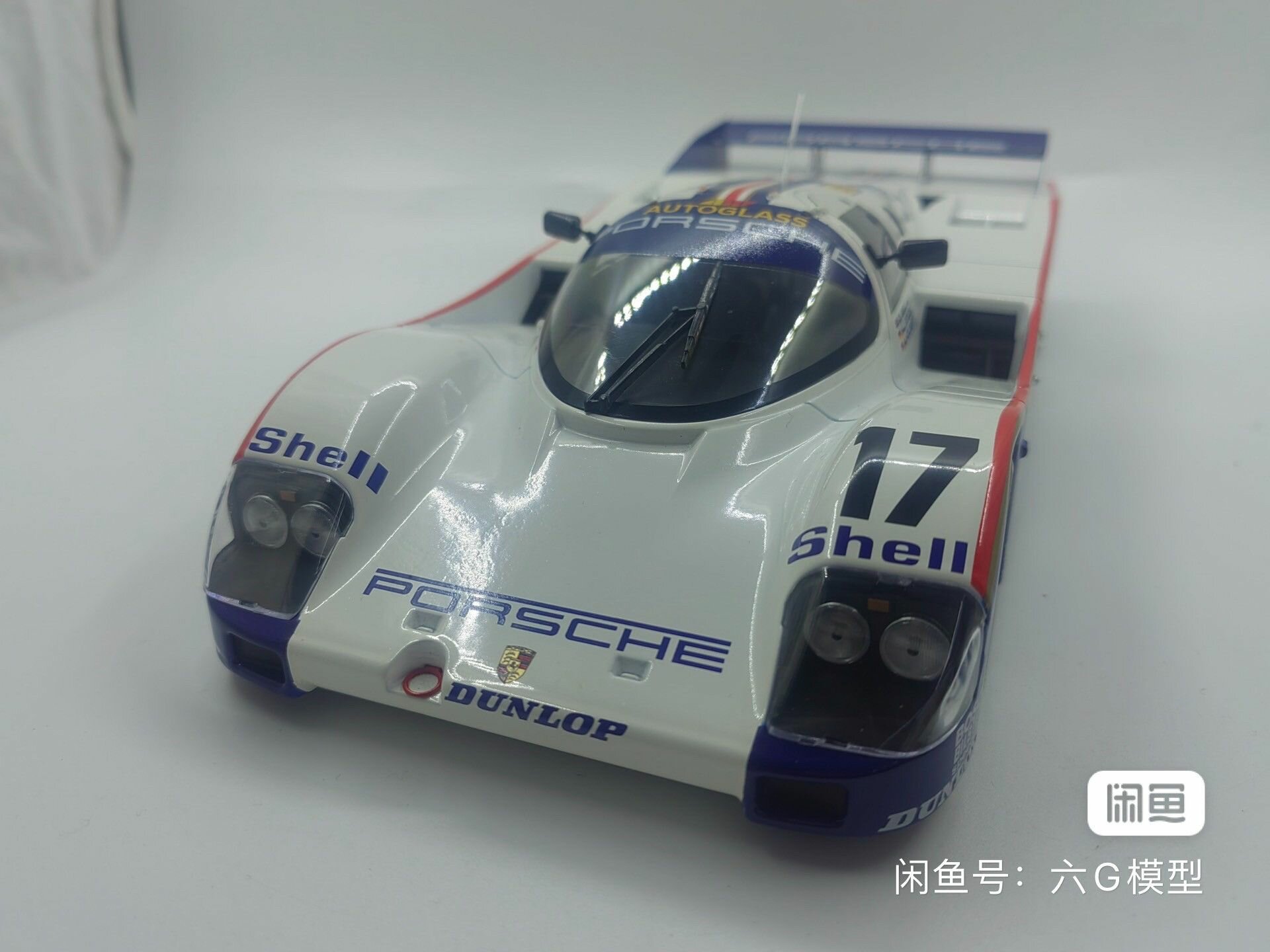 NOREV 1/18 Porsche 962 Shell SPARK Модель из литого под давлением металла