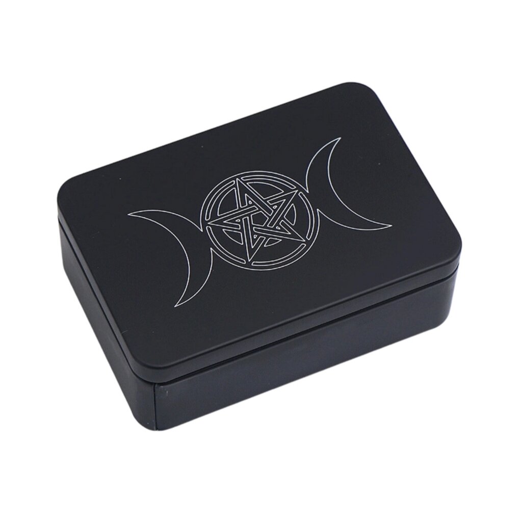 Металлическая коробка для игровых карт, Футляр для хранения карт Таро, Упаковочная коробка для покера, Коробка для игральных карт, Пустой футляр для хранения конфет