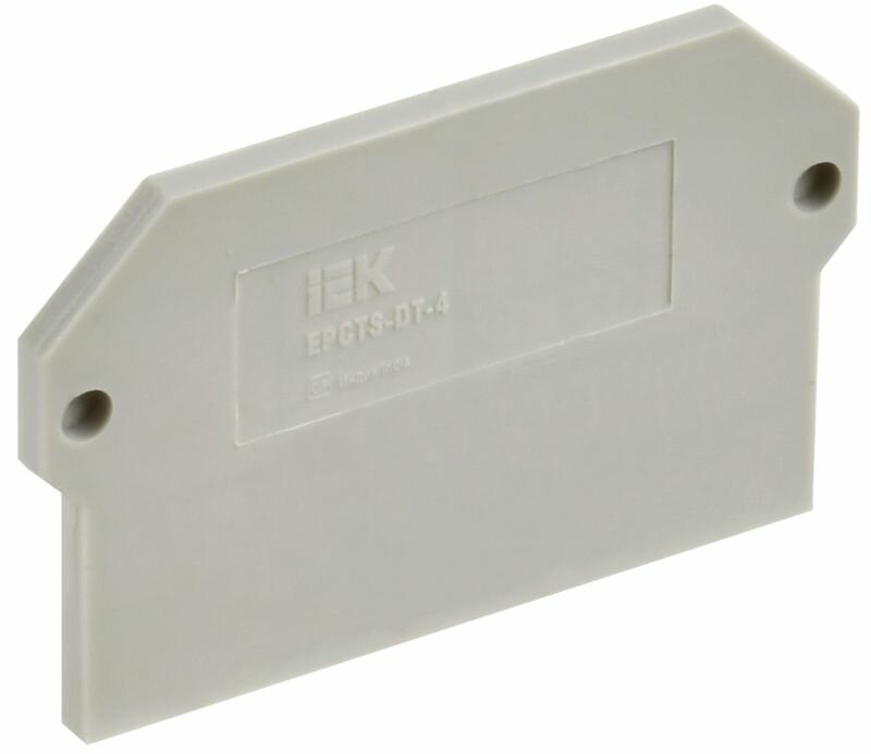 Заглушка для CTS-DT ARMAFIX 4кв. мм сер. IEK YCT15-04-K03-004-ZGL