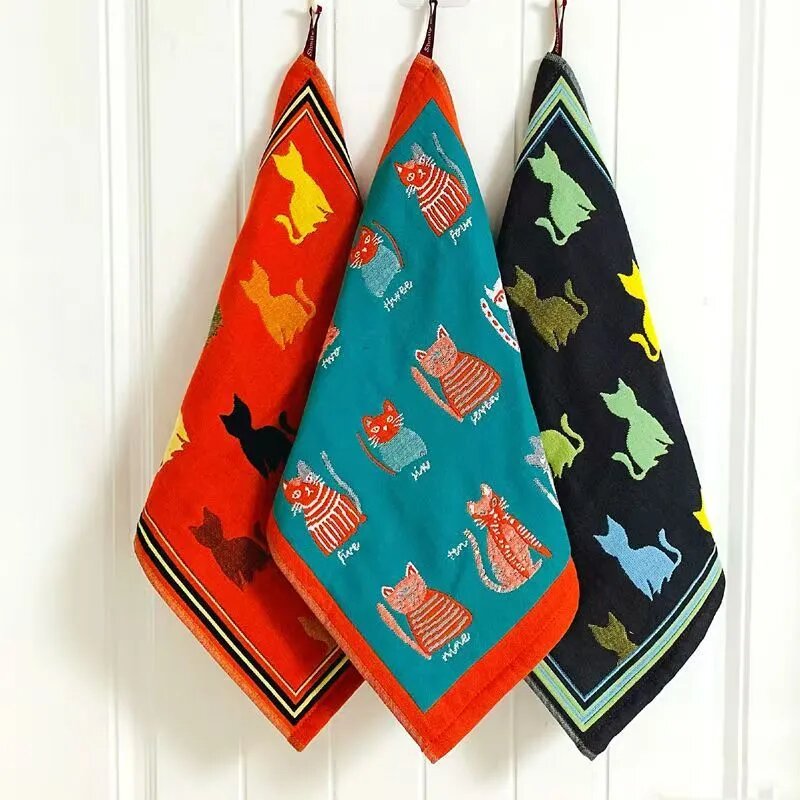 HOMELY SHOP Полотенце для лица, рук, Хлопок, 35x40 см, слоновая кость, 3 шт.