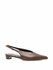 Туфли POEVE Pointed slingback pumps, размер 41, коричневый