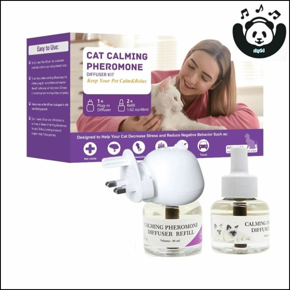Эксклюзивный набор Feliway Classic с диффузором для коррекции поведения кошек, 48 мл феромонов, признанный бестселлер