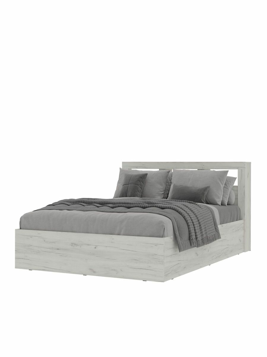 Кровать двуспальная с ортопедическим основанием, 147.2x95x221 см, Гранд 1.4