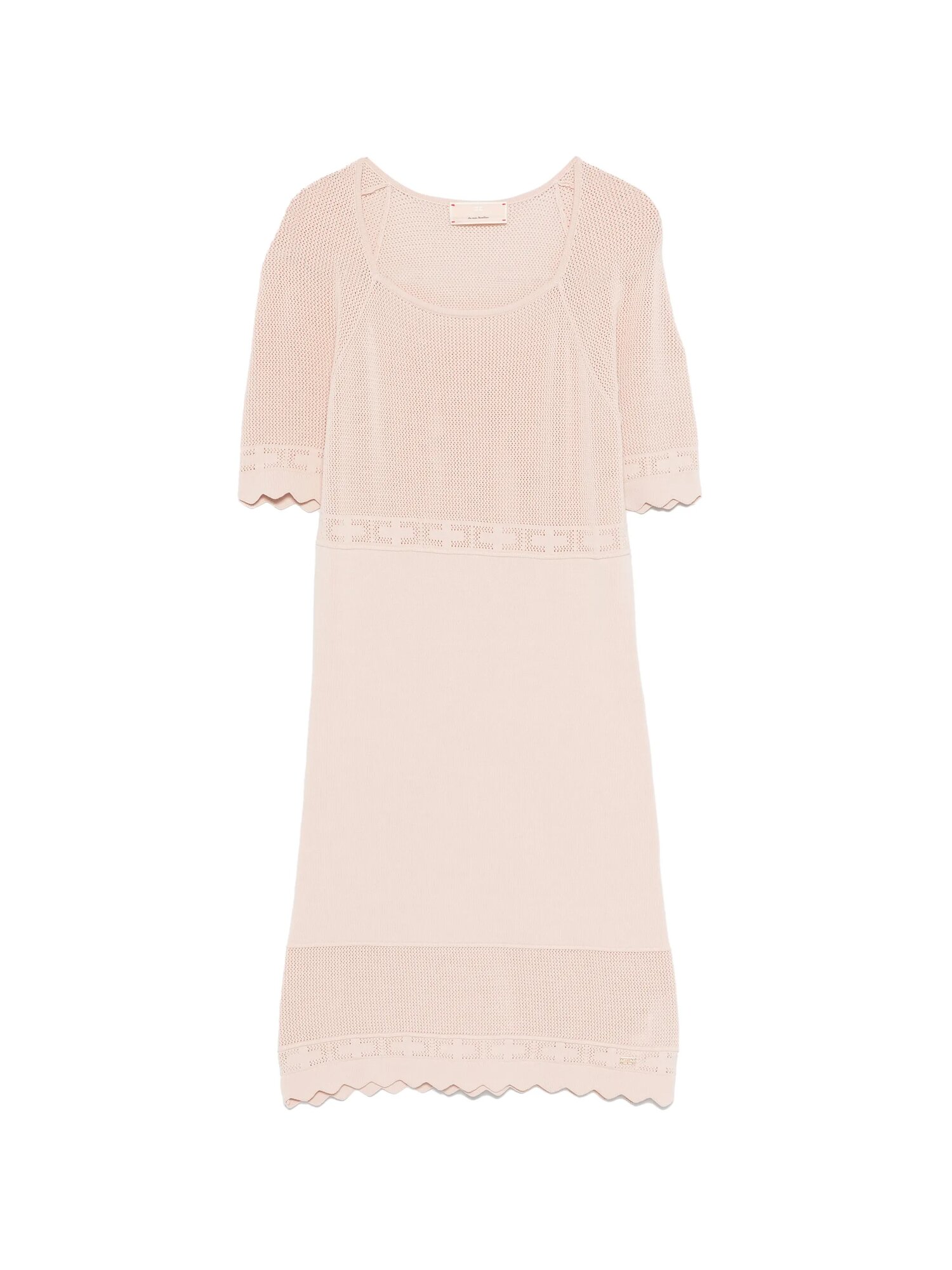Платье Elisabetta Franchi Open-knit dress