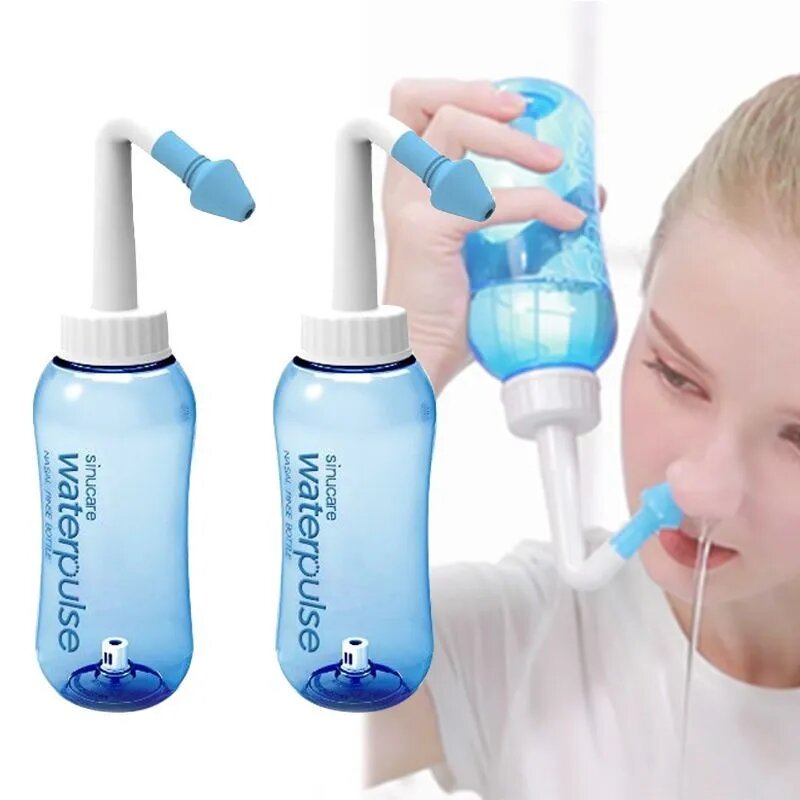 Назальный ирригатор, Устройство для промывания носа / WATERPULSE Nasal YT-300 / синий,