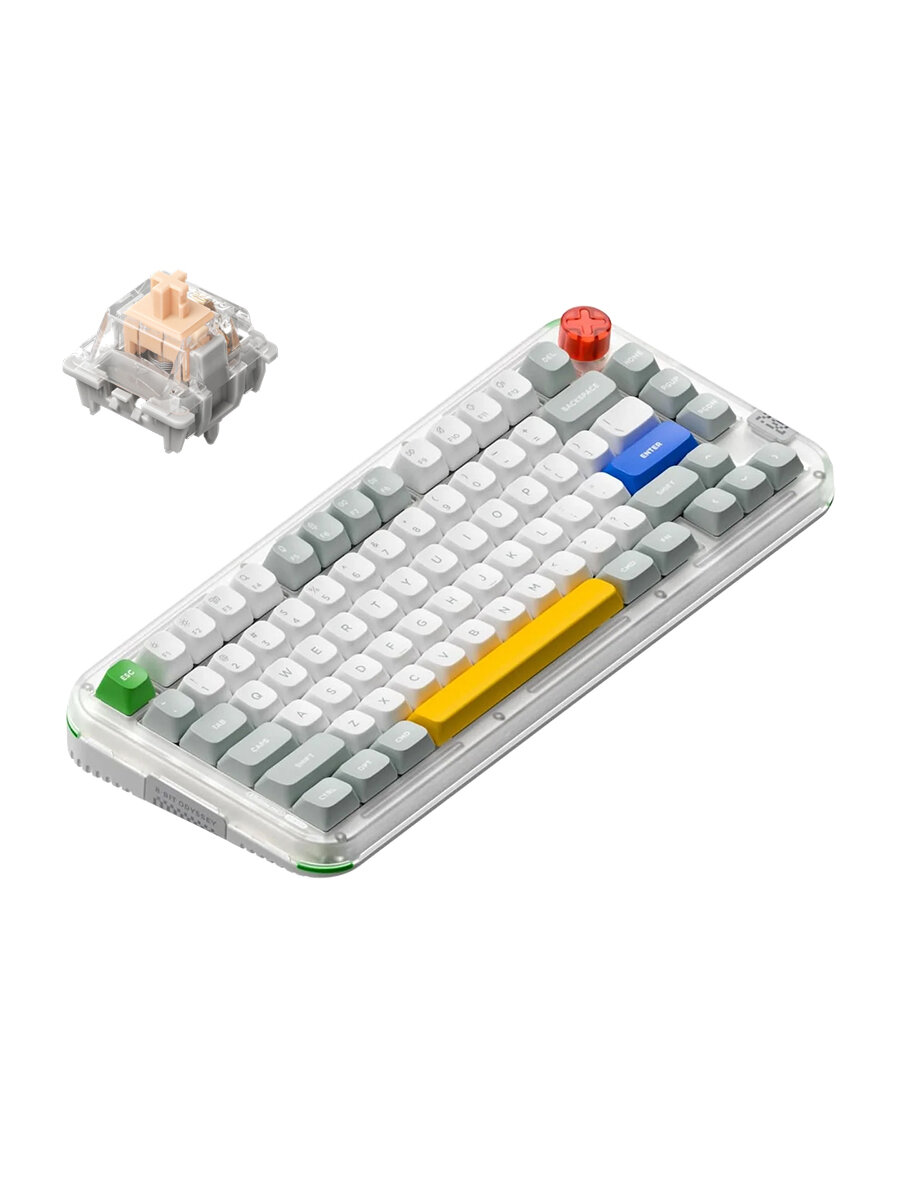 Клавиатура NuPhy Kick75 (High-Profile Blush Max Switch) Eng/Rus