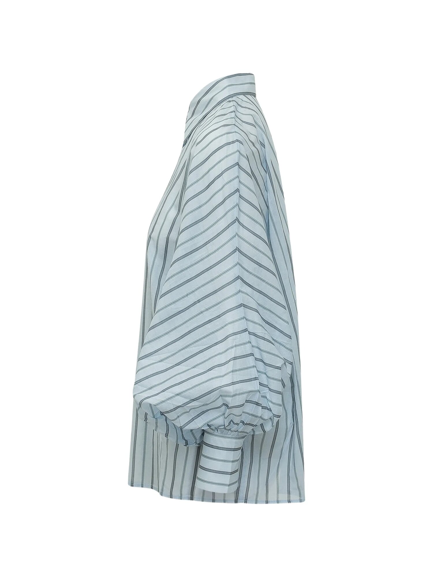 Блуза SoSUE Striped long sleeve blouse, размер OneSize, синий — фото 1