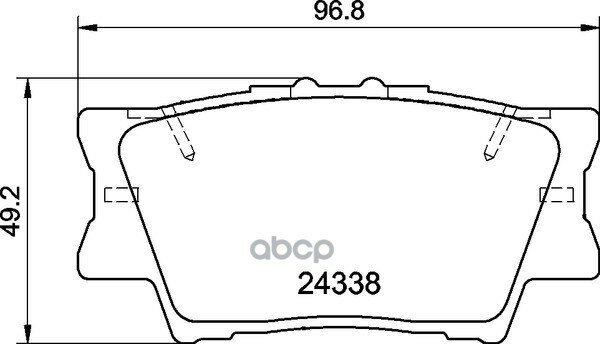 Колодки тормозные Mintex арт. MDB2787