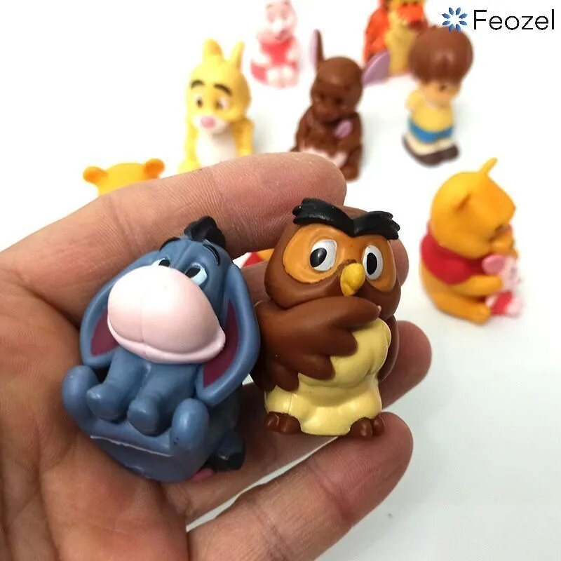 Набор фигурок Disney Винни Пух и друзья, ABS пластик, 10 шт, 5 см — фото 1