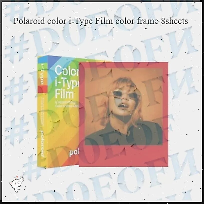 Картридж цветные рамки Polaroid Color i-Type Film Color Frame (8 кадров)