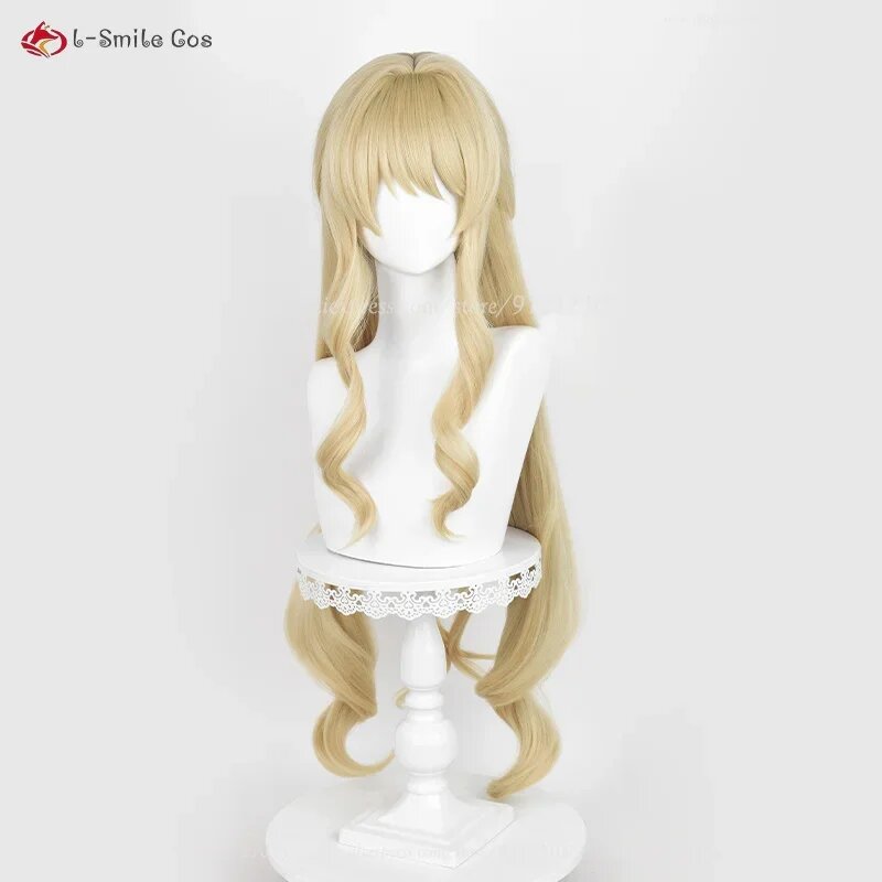 Льняной золотой парик для косплея, Wig Only