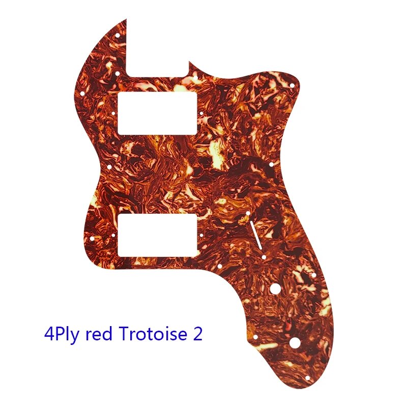 4Ply red Trotoise 2 Телекастер Пикгард, красный