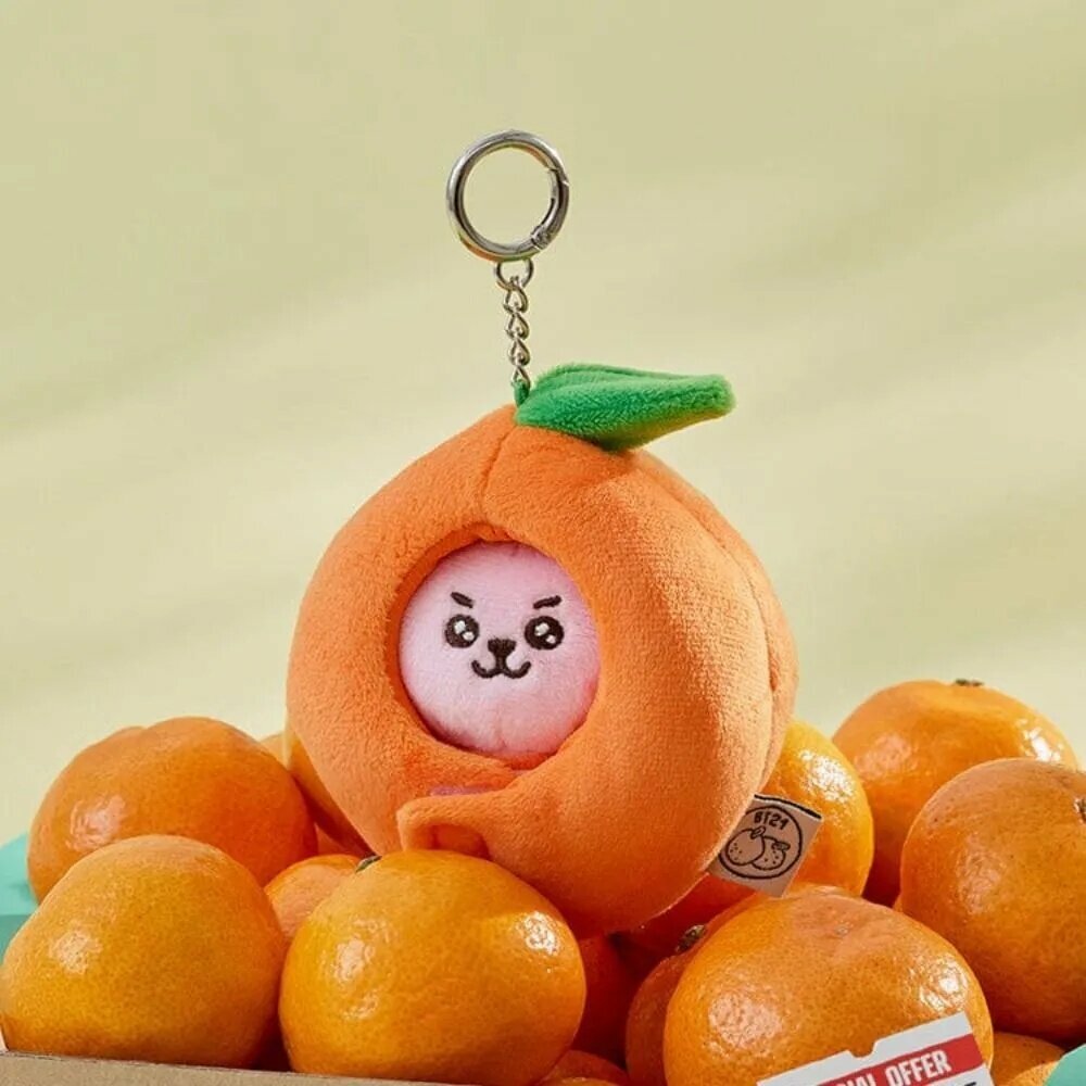 Брелок BTS BT21 Серия Апельсины плюшевая игрушка для фанатов