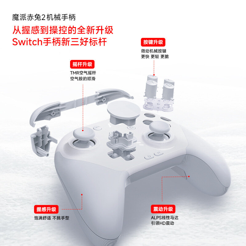 Игровой контроллер MOBAPAD "Chitu 2", розовый, для Switch2/Switch/ПК — фото 1
