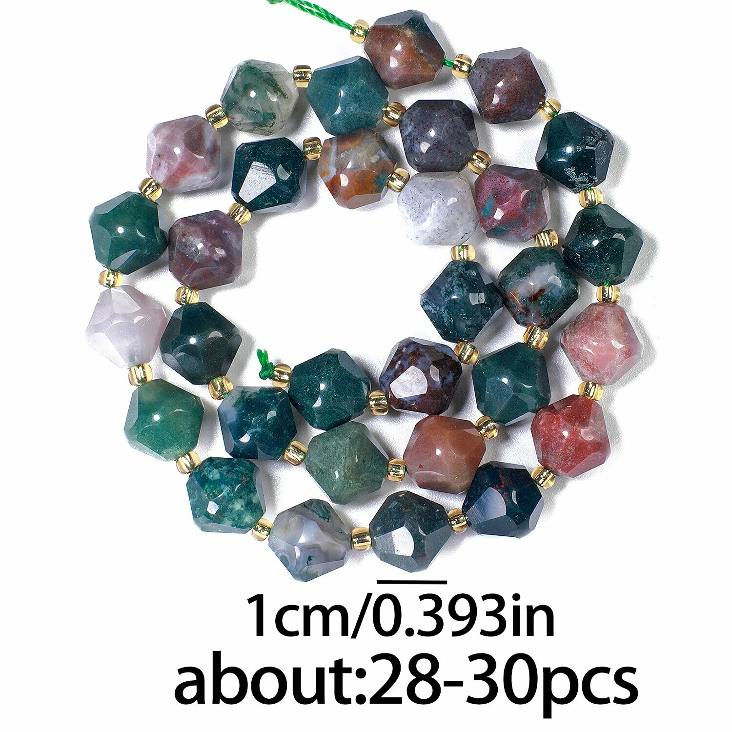 Бусины из индийского агата nociuciu 6-10 мм 10mm