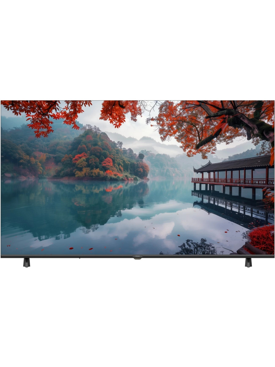 Телевизор Haier LED H1 50" LED, 4K Ultra HD, черный, смарт ТВ, Android TV
