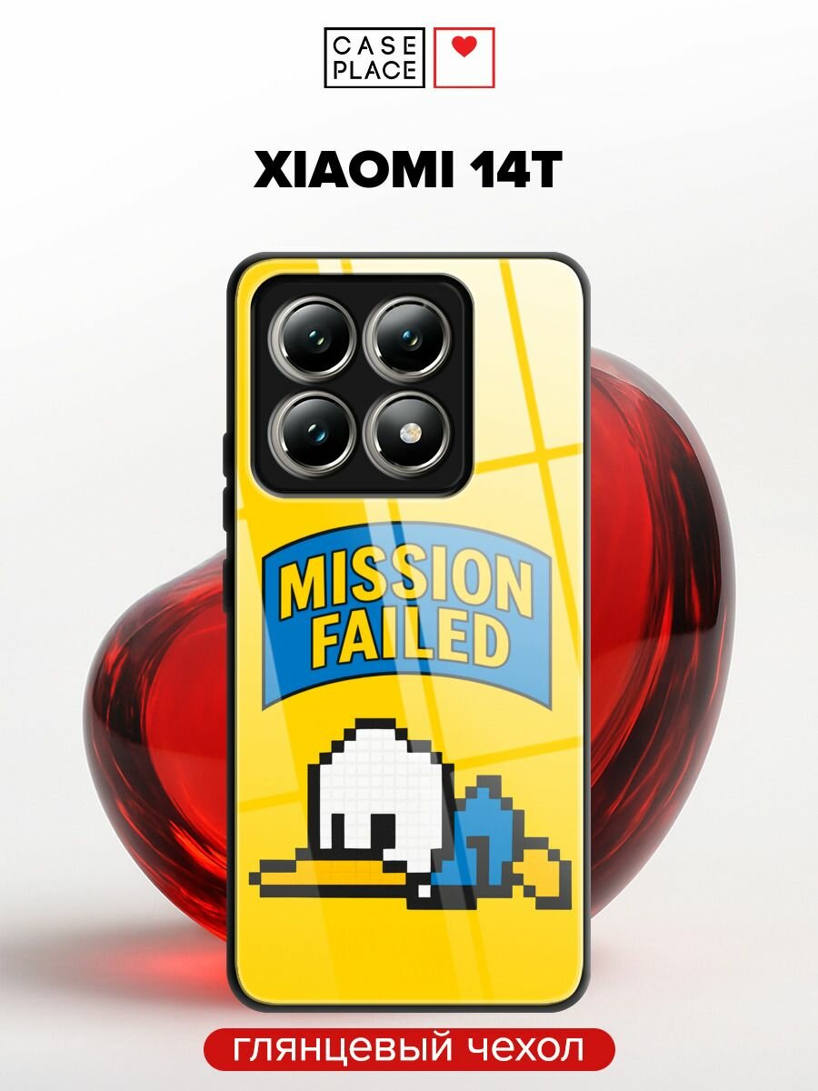 Чехол на Xiaomi 14T / Сяоми 14Т с принтом "Mission failed"