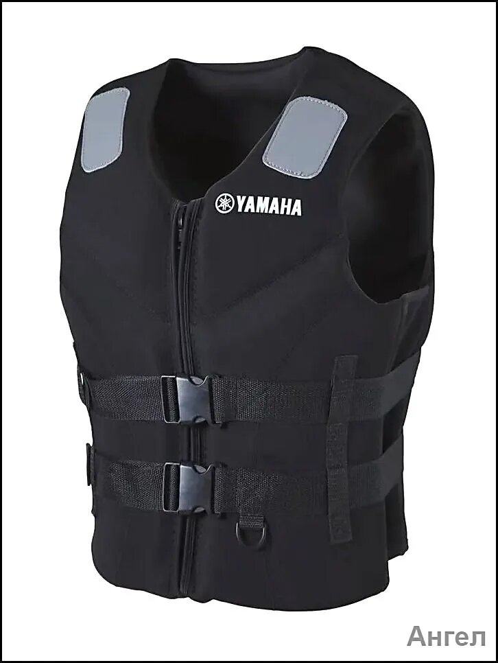 Спасательный жилет Yamaha S для гидроцикла, водных видов спорта, черный цвет, до 55 кг