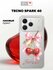 Силиконовый чехол на Tecno Spark 40 / Текно Спарк 40 с принтом Sweet
