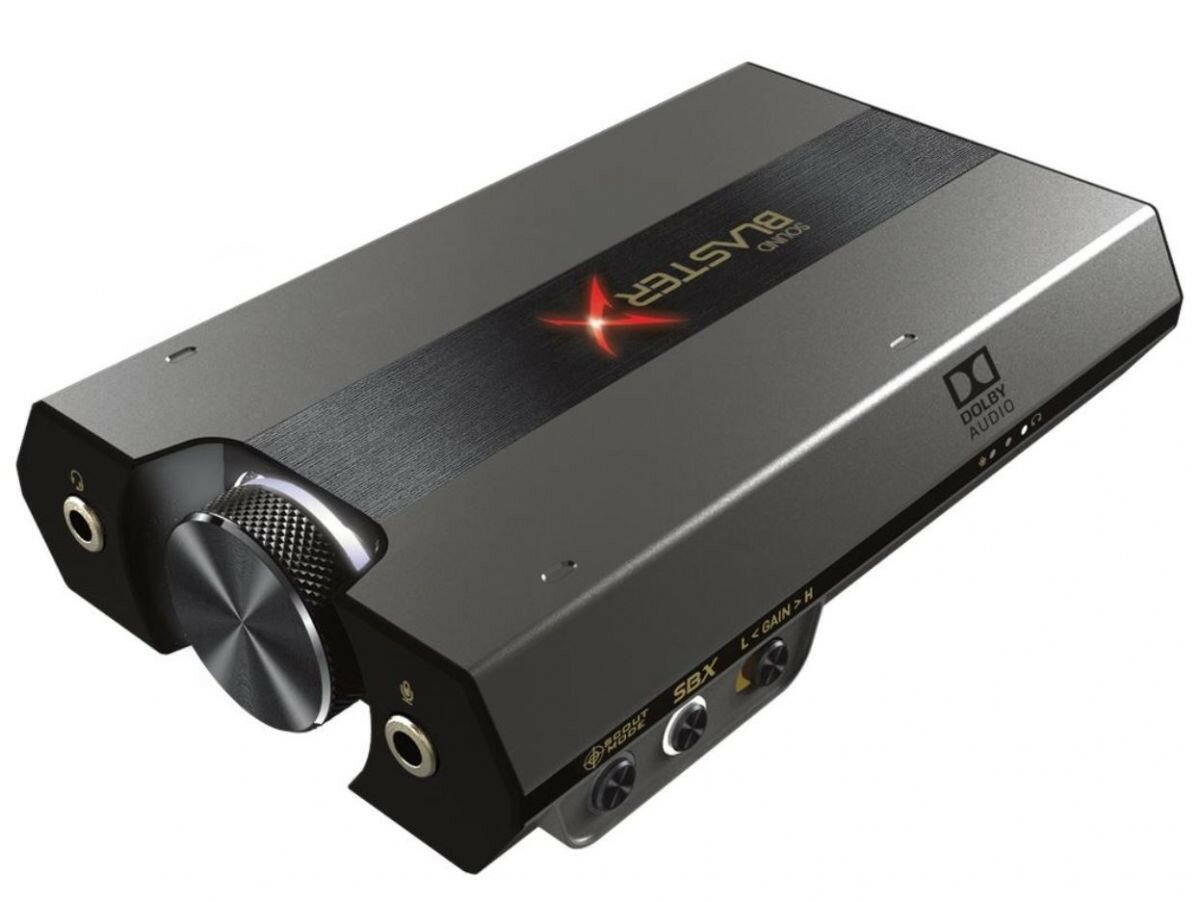 Внешняя звуковая карта Creative Sound BlasterX G6 (70SB177000000)