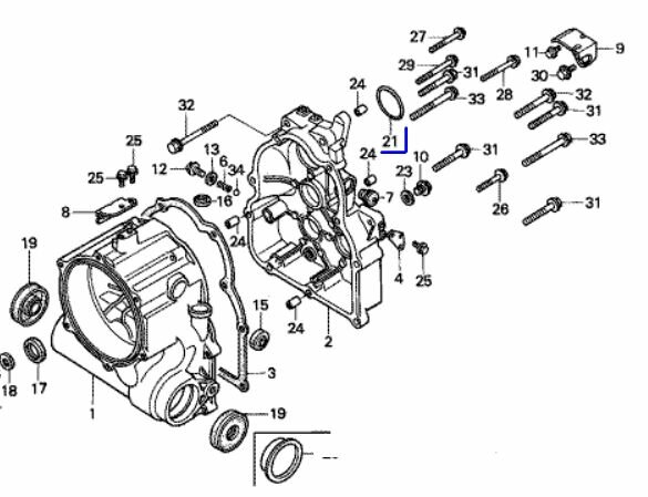 Уплотнительное кольцо, 47.7х2.5; Артикул Honda: 91303ZE5003 (Оригинал)
