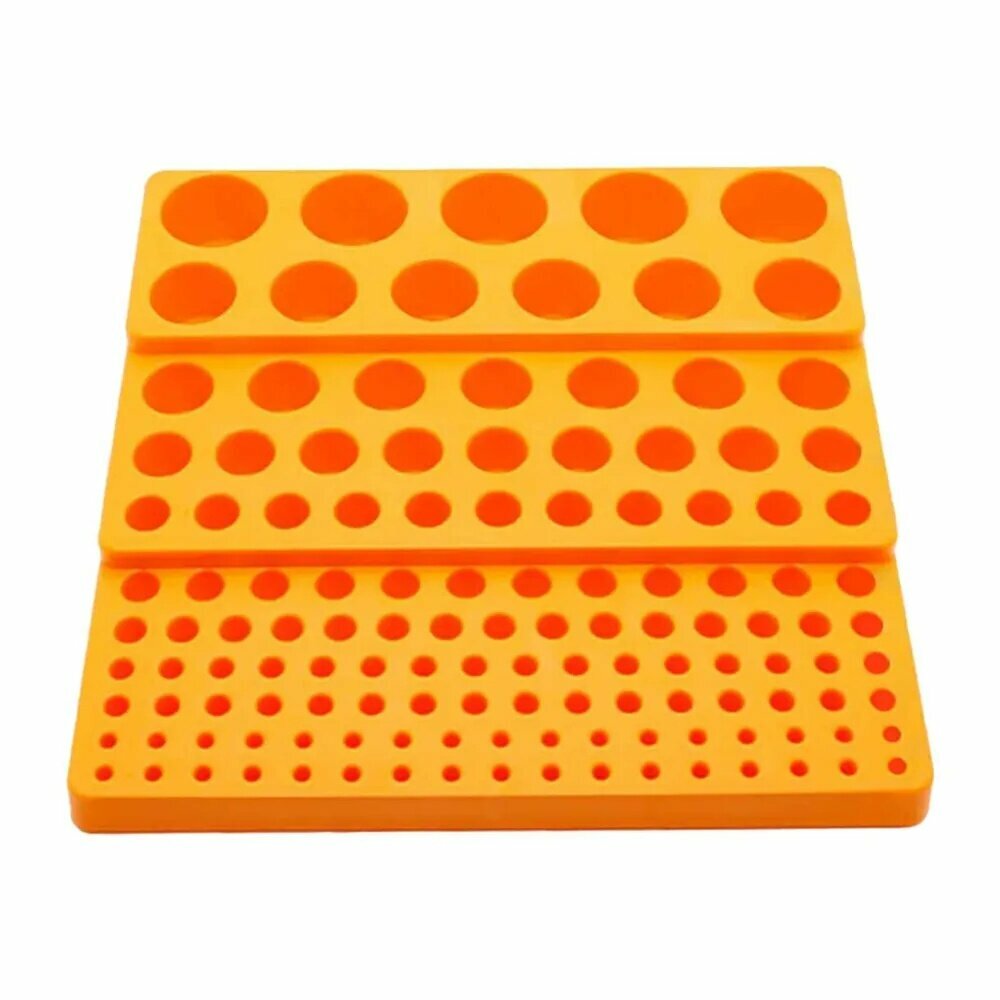 Ящик-органайзер для фрез ЧПУ, прочный держатель для сверл с 131 ячейкой, усиленная конструкция