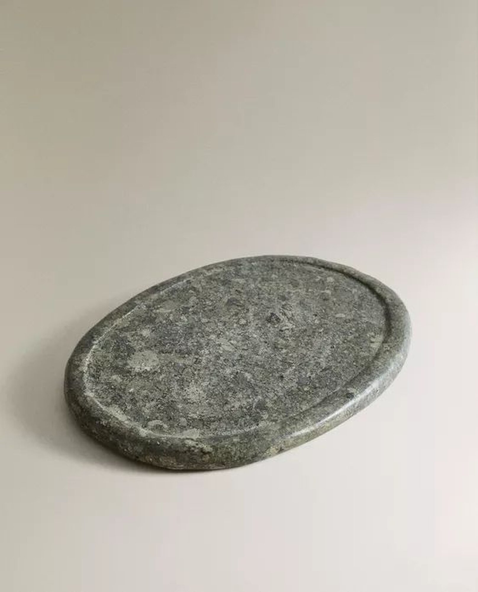 Поднос для ванной ZARA HOME 2516/102/500 - из натурального мрамора, 1шт, 26 х 20 х 2 см, цвет зеленый