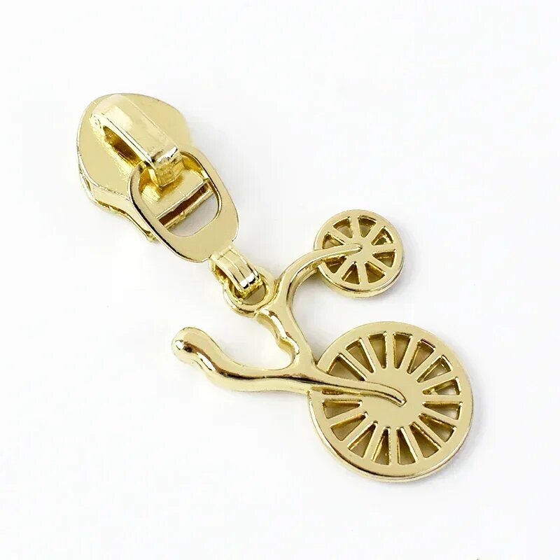 Слайдеры для молний Meetee 5#, 5/10/20 шт. ZT939-LightGold, 20Pcs