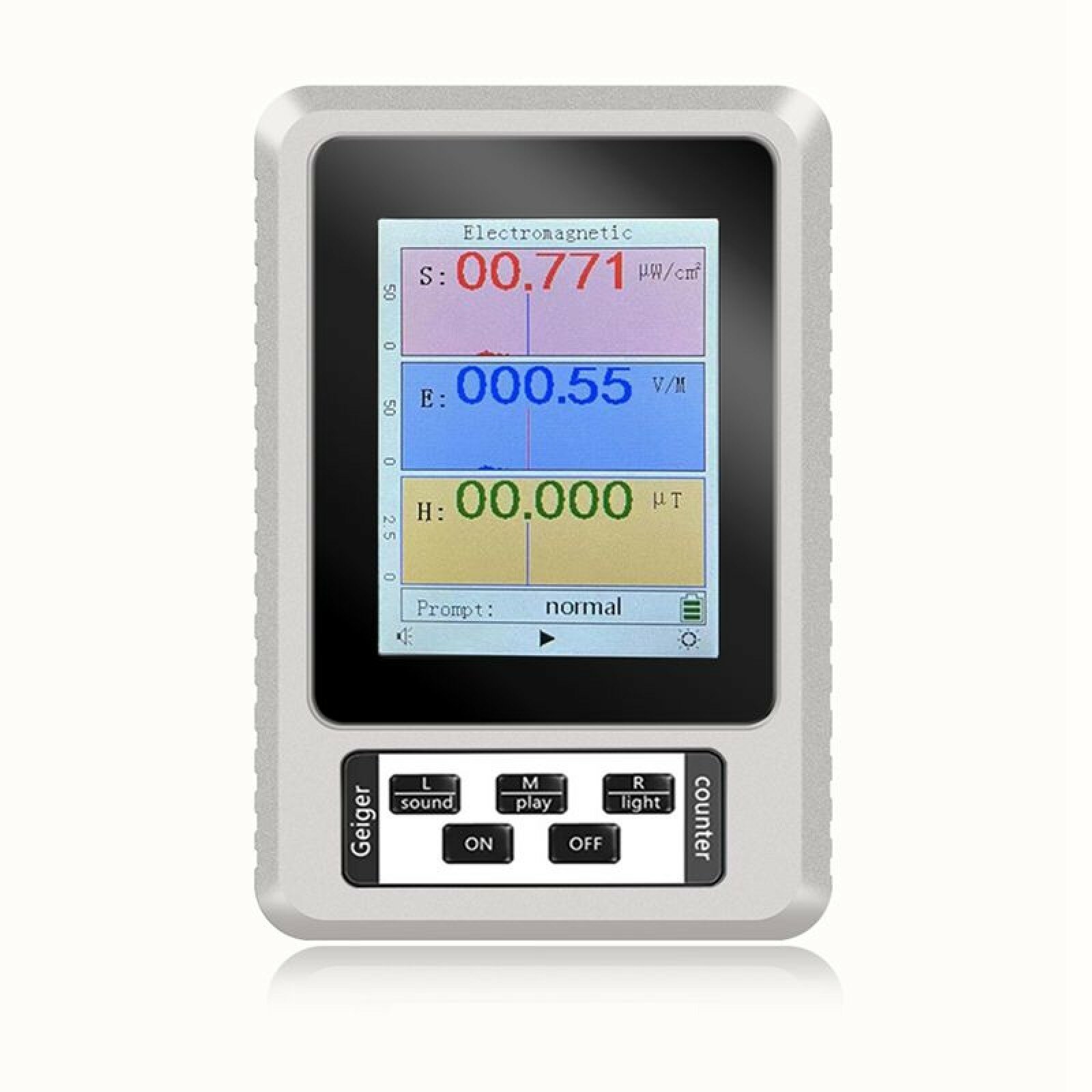 Детектор электромагнитного излучения MyPads XR2 BR9A с цветным экраном и кнопочным управлением