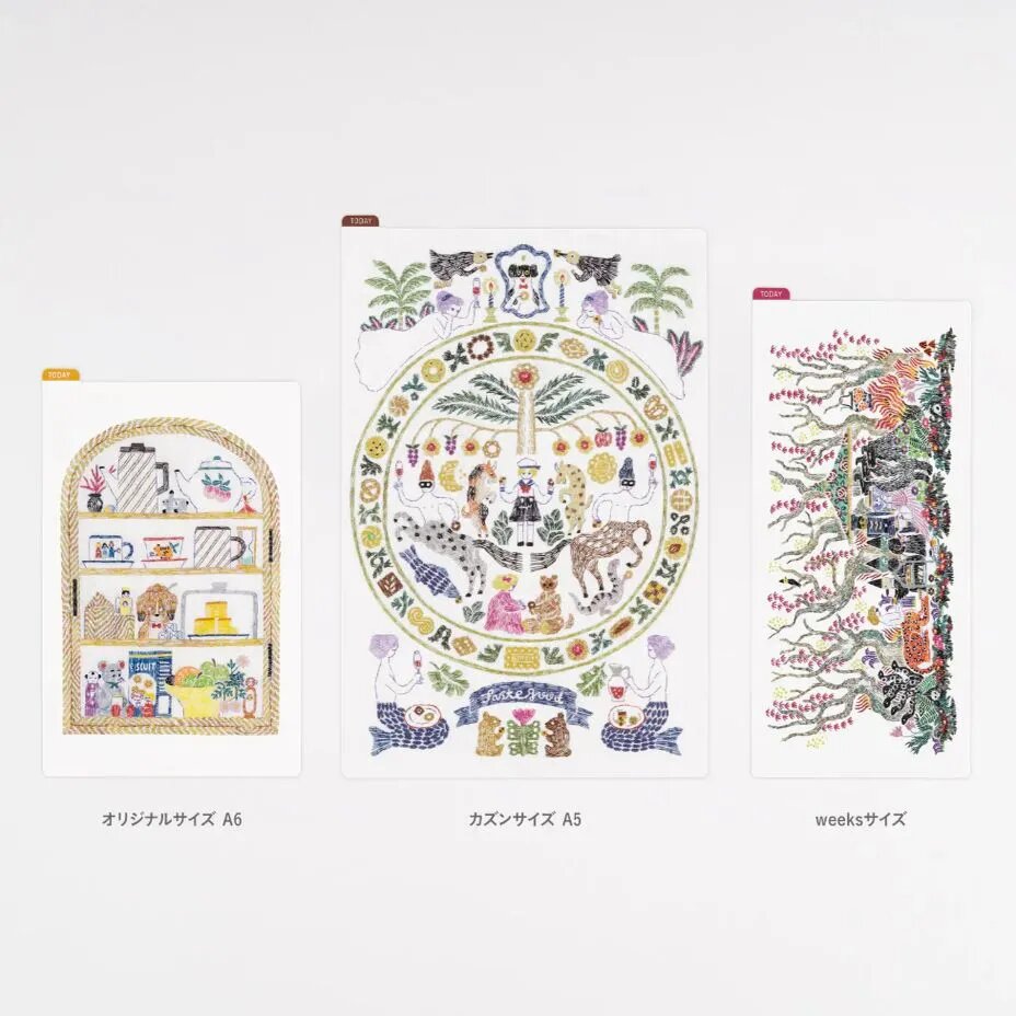 Ежедневник Hobonichi B7 Tamagotchi Land для мальчиков и девочек, в клетку, с твердой обложкой и ляссе — фото 1
