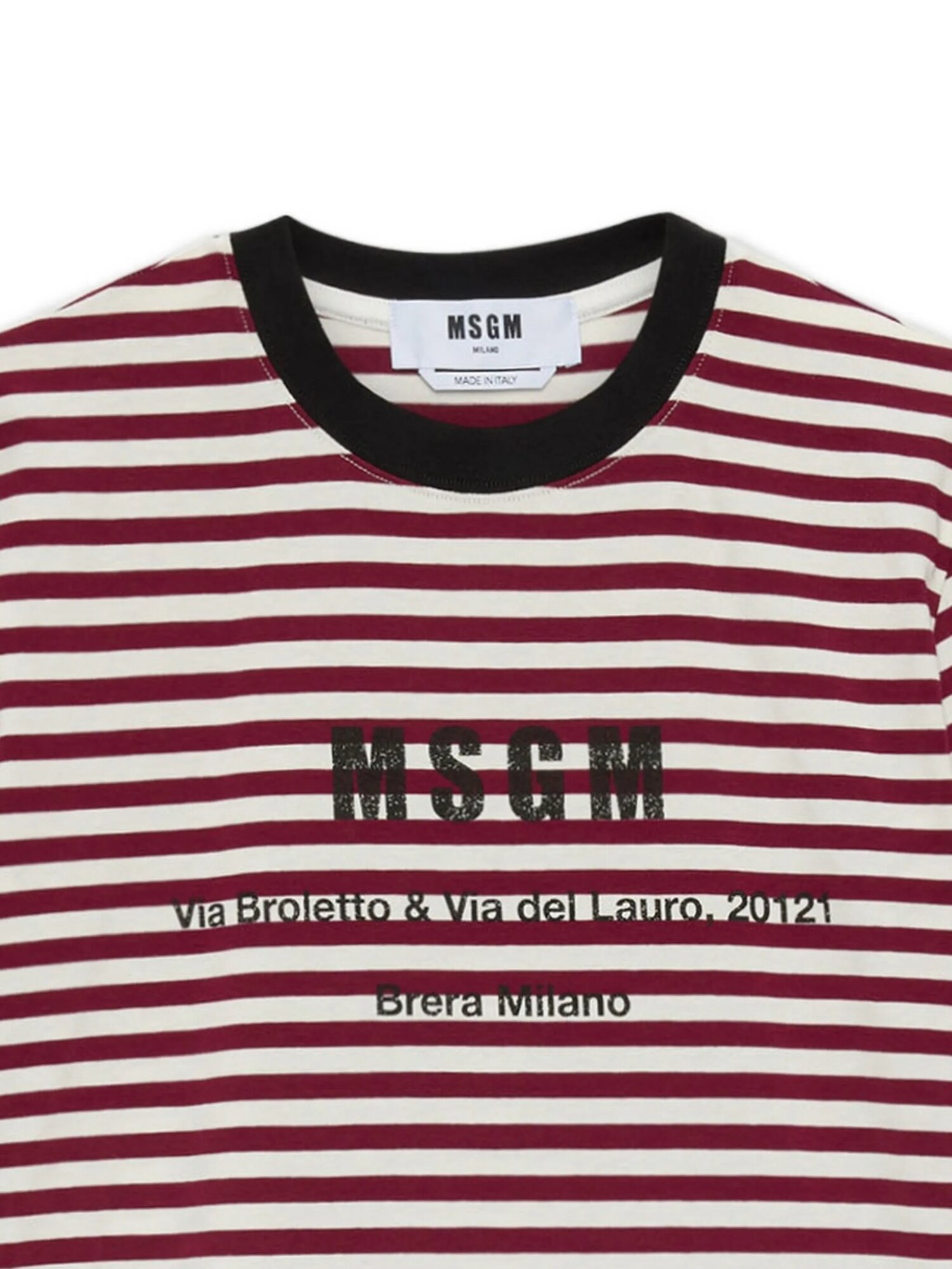 Футболка MSGM, размер L, красный — фото 1