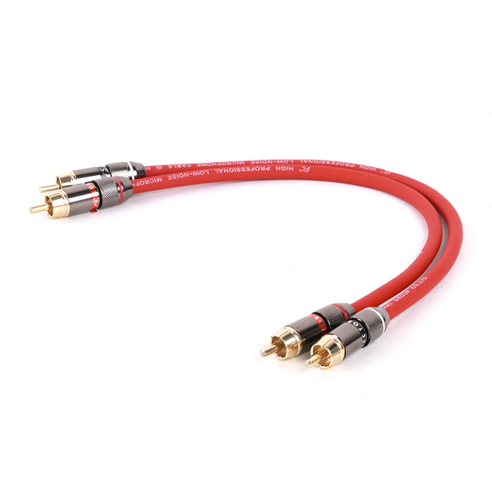 Аудиокабель RCA-RCA GuerGuo 0,3-20 м Red, 0.5m