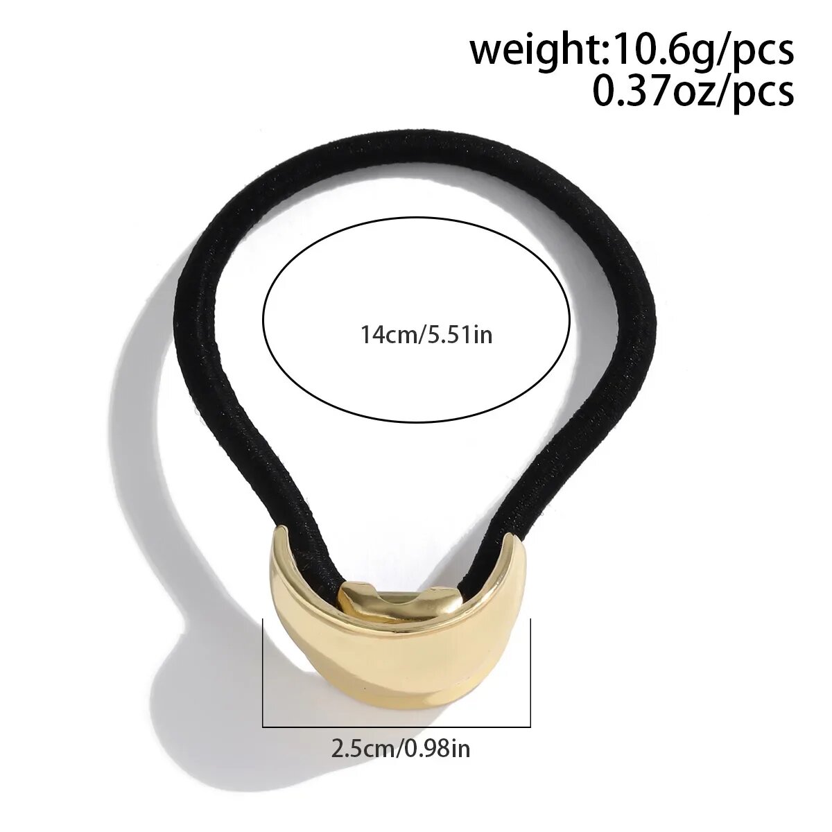 Заколка для волос с манжетой H171 3, Metal color: H171 3