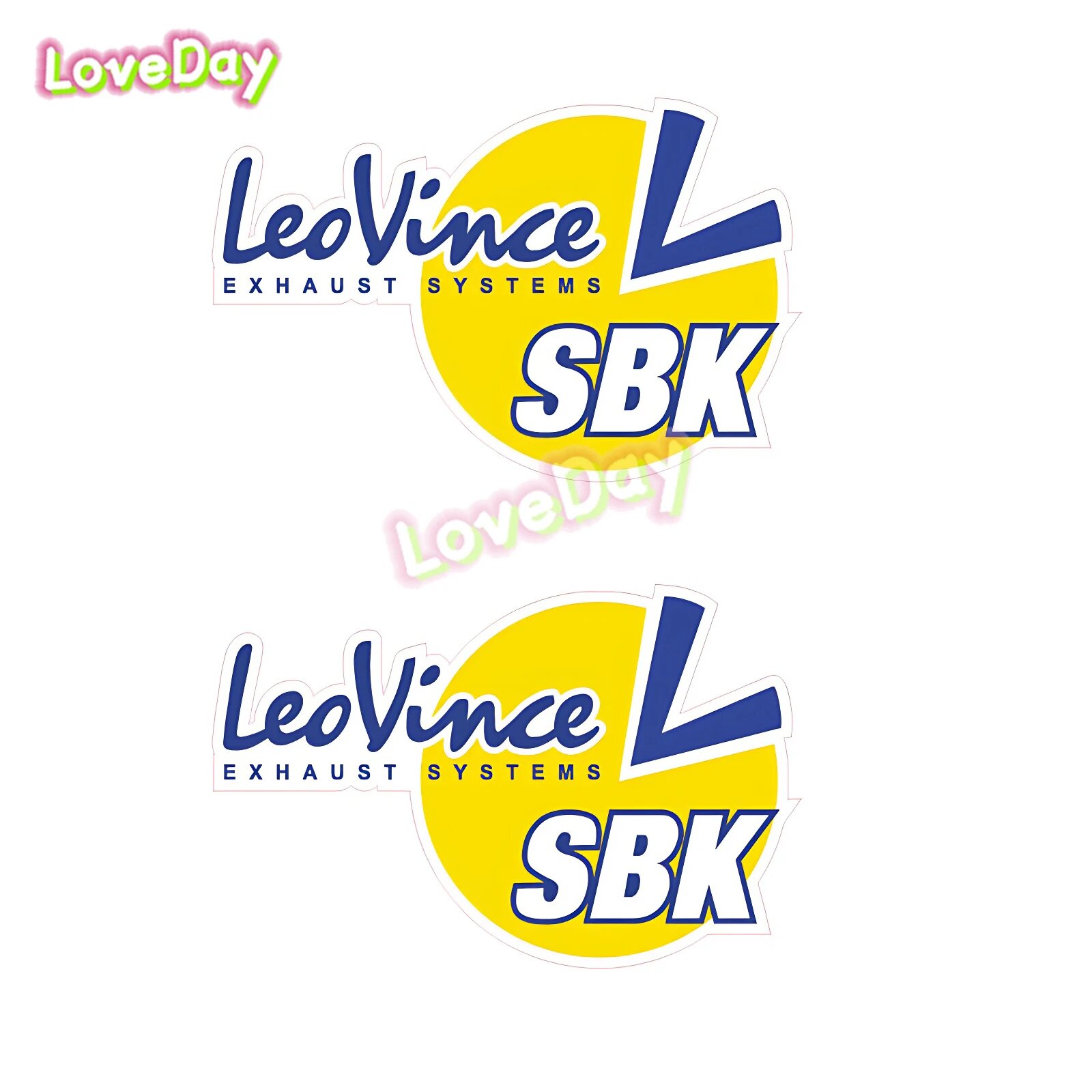 Наклейка LeoVince SBK, 10см, цвет 4