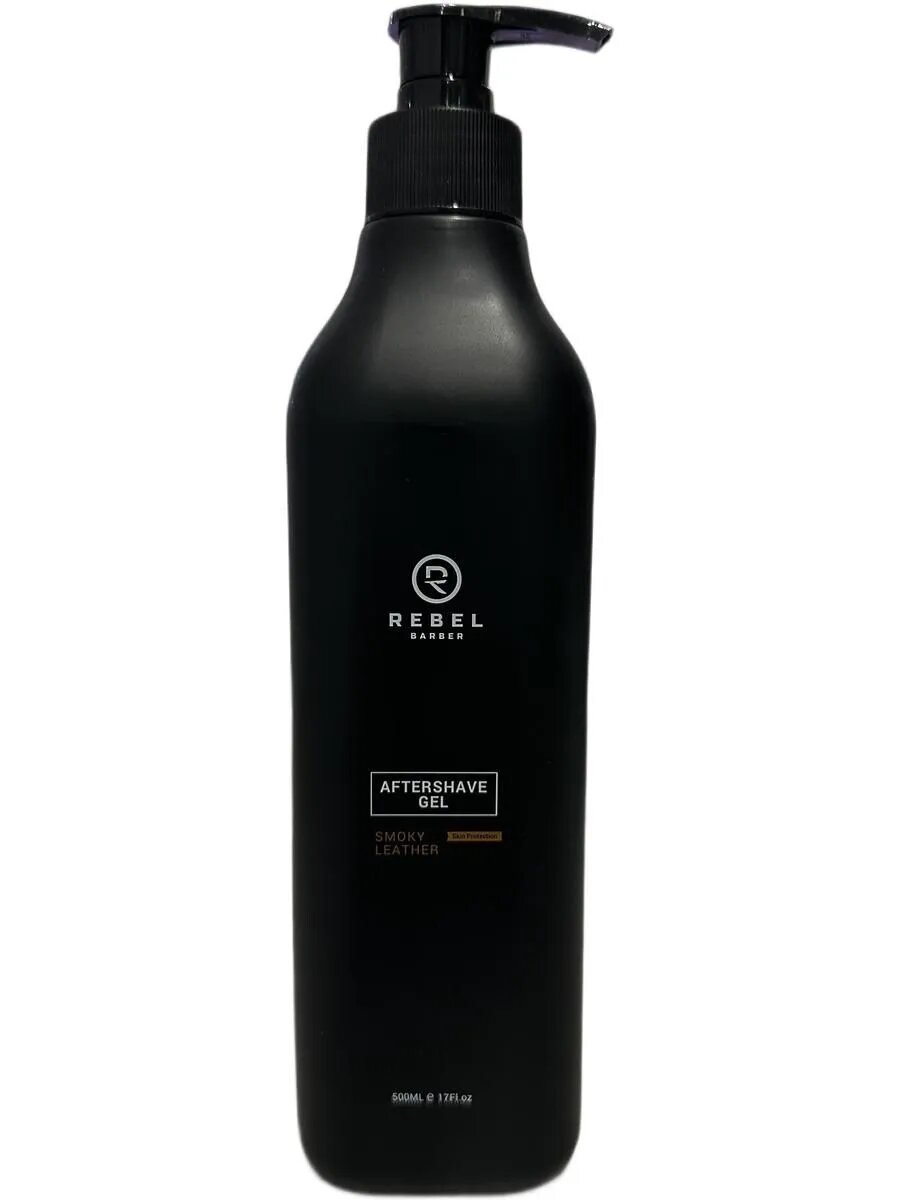Премиальный гель после бритья REBEL BARBER Smoky Leather, мужской, 500 мл