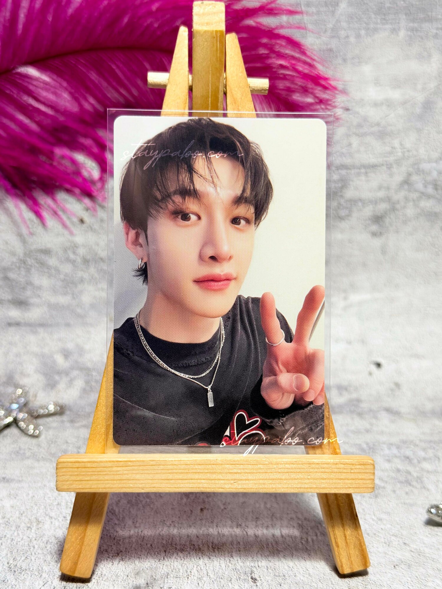 Карта Stray kids ATE FANS JYP Shop Чан предзаказная