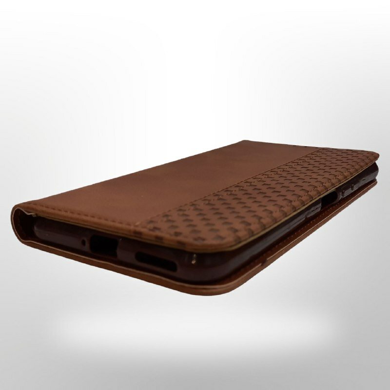 Защитный чехол-книга для телефона Xiaomi mi 11lite Wallet , коричневый