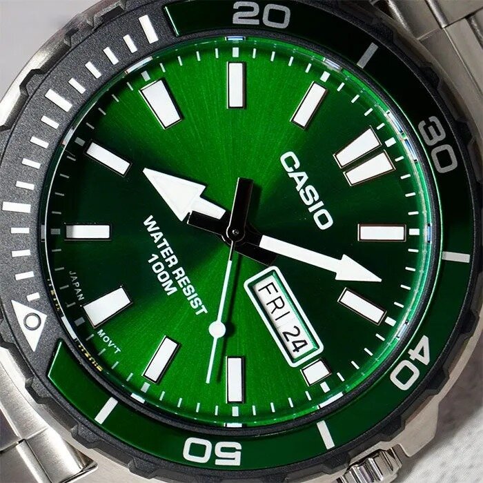 Наручные часы CASIO, зелeный — фото 1