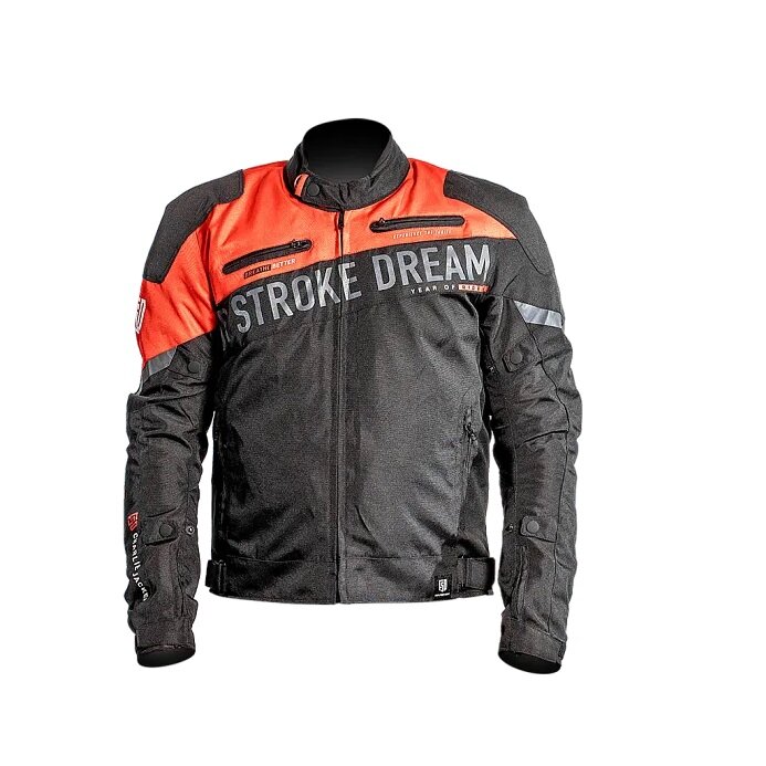 Мотокуртка FSD Charlie black-red. L. Черный-красный